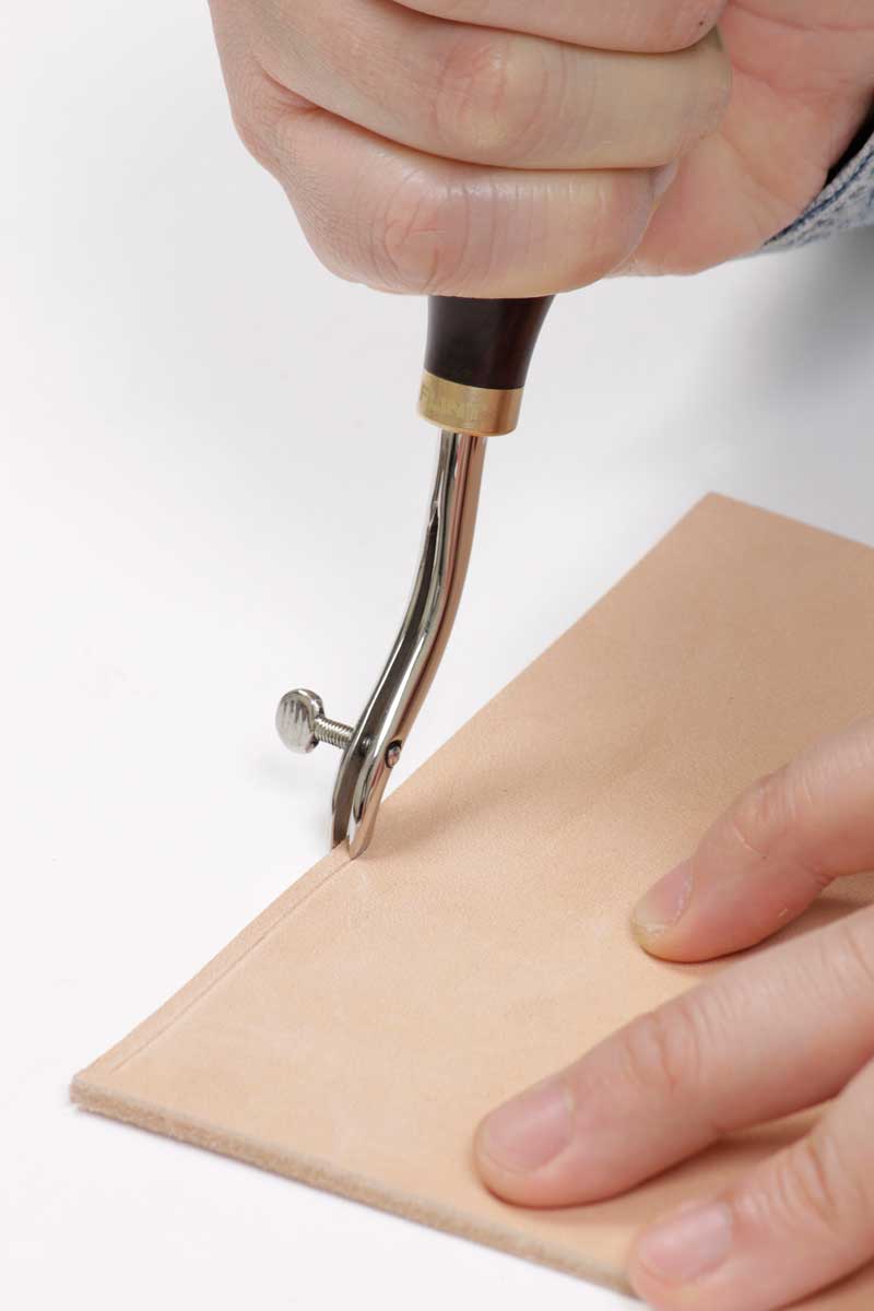 FLINT TOOLS Adjustable Edge Creaser | LeatherCraftTools.com ...